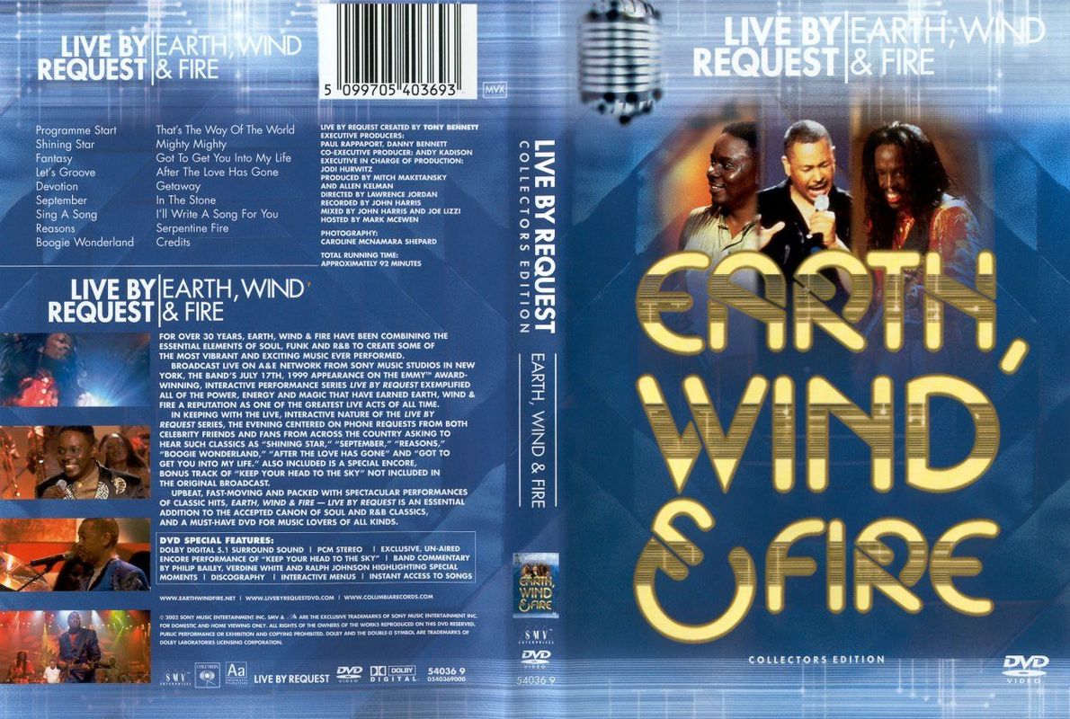 MUSICA EN DVD: EWF - Live By Request